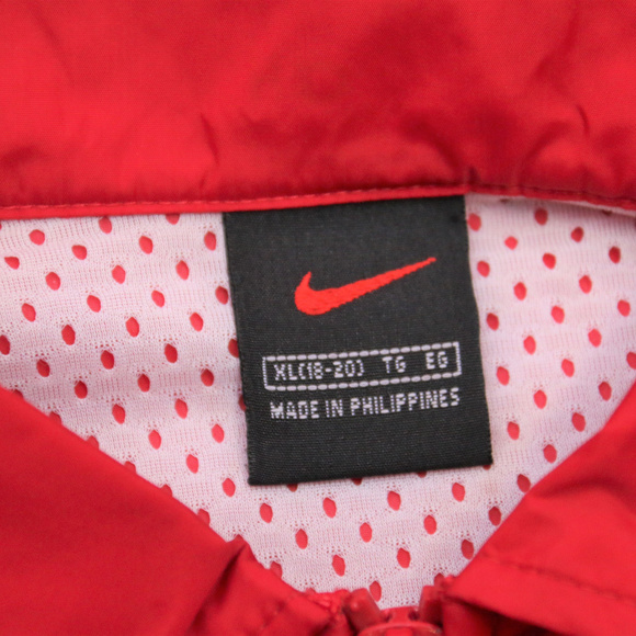 Nike | Jackets & Coats | Rare 9s Vintage Nike Red Windbreaker Jacket ...